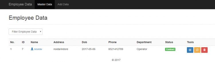Manage Employees Record | SourceCodester